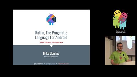 Kotlin The Pragmatic Language For Android Youtube