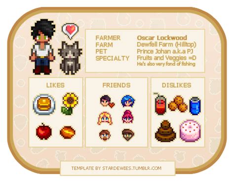 Sdv Oc Sheet Oscar By Kattaxgirl On Deviantart