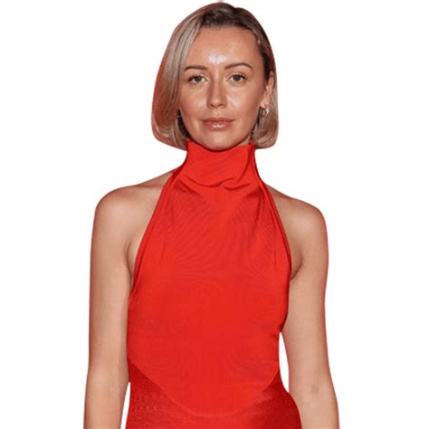 Nataly Osmann Red Dress Half Body Buddy Cutout