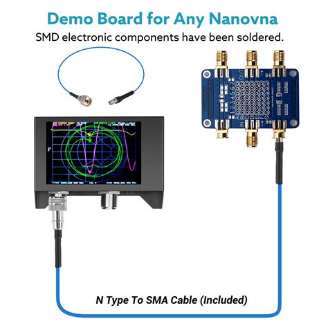 Nanovna Saa 2n Vna Antenna Analyzer Seesii 50khz 3ghz Vector Network Analyzer With Bag