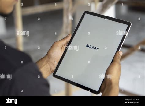 Dhaka Bangladesh 18 Jan 2025 Aapt Logo Is Displyed On Ipad Aapt Is