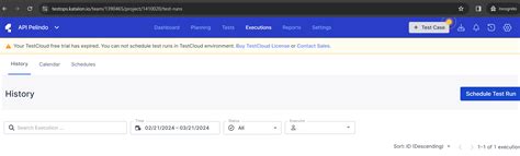 For Schedule Run Test It Just Purchase Katalon Test Cloud Katalon