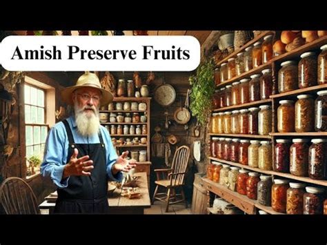 How The Amish Preserve Fruits Naturally Traditional Methods Explained