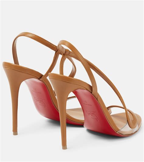 Christian Louboutin Nudes Rosalie Leather Sandals Christian Louboutin