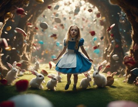 Alice In Wonderland Falling Down The Rabbit Hole By Redemtor On Deviantart