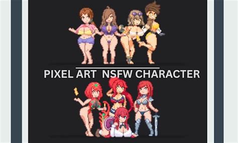 Make Nsfw Pixel Art Animation Sprite Sheet Nsfw Pixel Art Character