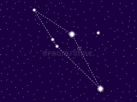 Scutum Constellation Bright Yellow Stars In The Night Sky A Cluster Of Stars In Deep Space
