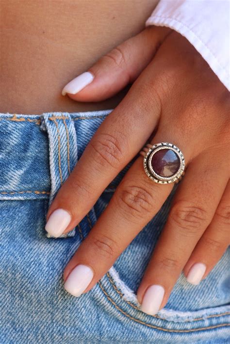 Star Ruby Silver Ring Ori Jewelry