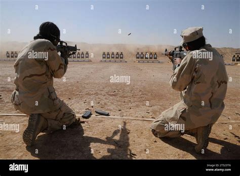 Afghanistan Camp Leatherneck M16 Rifle Qualification Naval Mobile