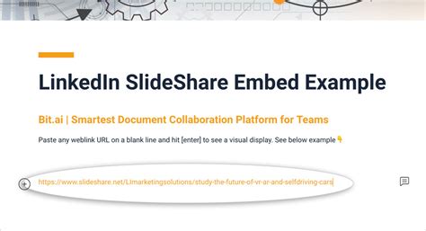 how to embed slideshare presentations in your documents