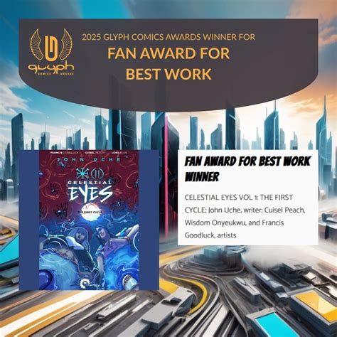 Glyph Comics Awards 2025 Announced At East Coast Black Age Of Comics