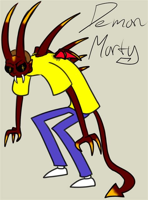 Demon Morty By Artsygum On Deviantart