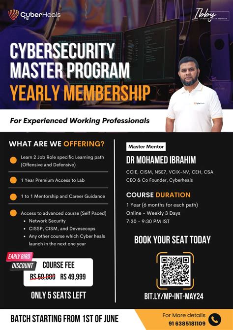 Drmohamed Ibrahim On Linkedin 🌐🔒 Cybersecurity Master Program Yearly Membership 🔒🌐 📣 For