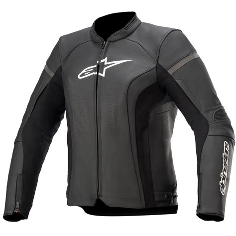 Alpinestars Stella Kira V2 Leather Jacket Black Free Uk Delivery