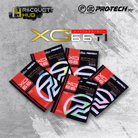 protech new spiral technology performance string xg66ti 0 66mm