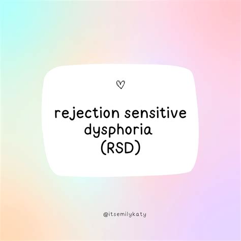 Rejection Sensitive Dysphoria — Authentically Emily