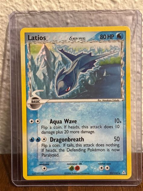 Lot 808 Pokémon Latios 22110 Delta Species Holon Phantoms Holo Nice