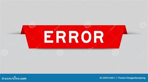 Red Inserted Label With Word Top Hits On Gray Background Cartoon Vector