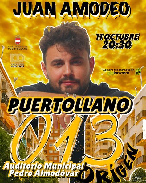 Juan Amodeo Llenará De Humor El Escenario Del Auditorio Con El