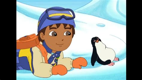 Go Diego Go Slide Like A Macaroni Penguin Youtube