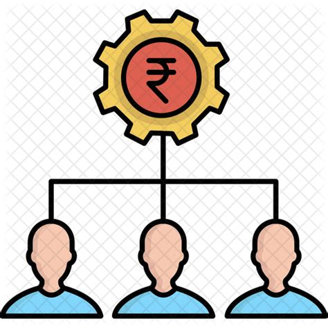 Managements Icon Download In Colored Outline Style