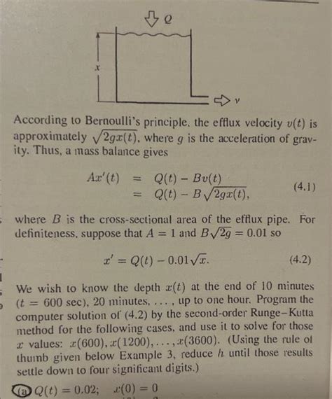 Solved Use Matlab And Fourth Order Runge Kutta Instead Of