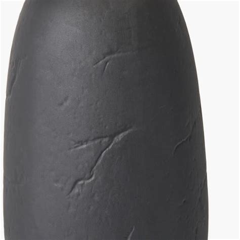 Pacific Lifestyle Erika Black Vintage Textured Ceramic Table Lamp
