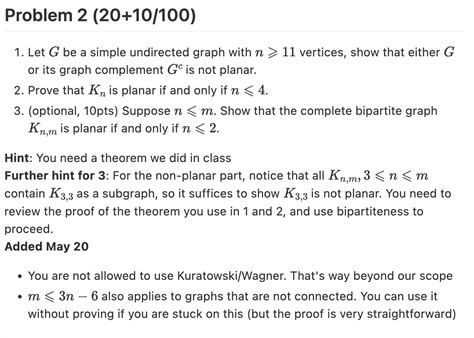 Solved Problem Let G Be A Simple Undirected Chegg