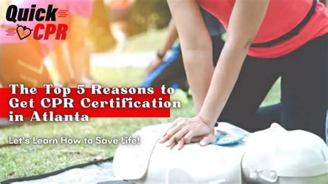 Ppt The Top 5 Reasons To Get Cpr Certification Quick Cpr Classes