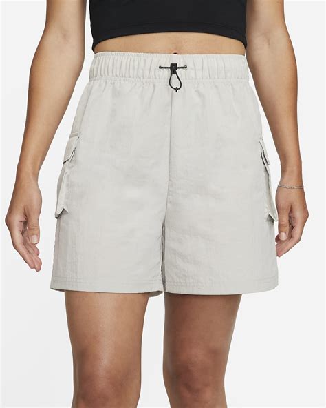 Nike Sportswear Essential Womens High Rise Woven Shorts At Laura