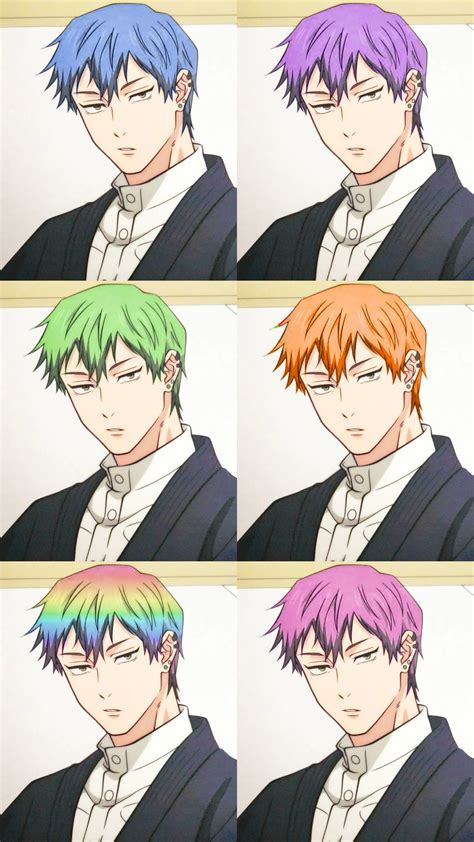 Naoya With Different Hair Colors Click For Whole Image Fandom