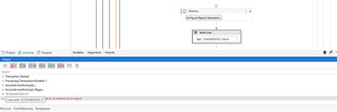 Referência De Objeto Não Definida Para Uma Instância De Um Objeto Activities Uipath