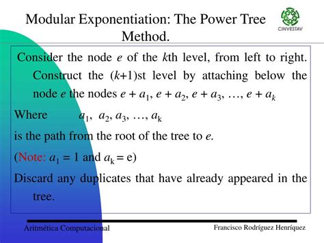 Ppt Modular Exponentiation Powerpoint Presentation Free Download