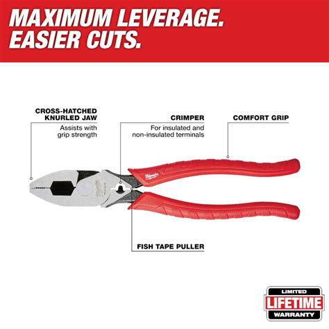 Alicate Universal 9 48 22 6100 Milwaukee Ferramentas Manuais