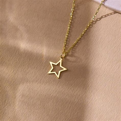 Star Necklace Etsy