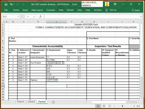 First Article Inspection Procedure Template Template 2 Resume