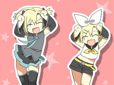 Hatsune Miku Kagamine Rin Kujou Kazune And Kazune Miku Vocaloid And More Drawn By Koge