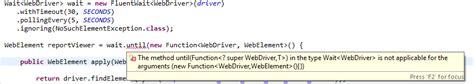 Java Selenium Fluentwait Method Failing To Ignore Nosuchelement Stack Overflow