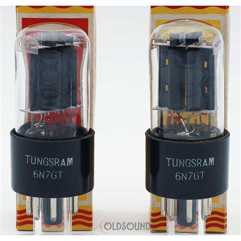 6n7gt Tungsram Ecc31 6n7g Cv1956 Nr73 Couple Valve Audio Driver Nosnib