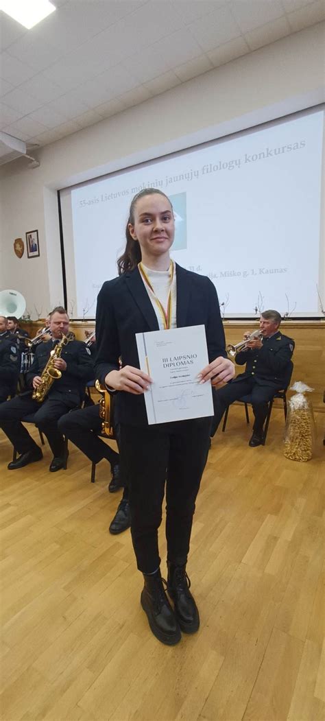 Sėkmė Lietuvos Mokinių Jaunųjų Filologų Konkurse Kalvarijos Gimnazija