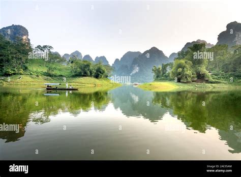 See The Romantic And Peaceful Sunset In Thuong Lam Tuyen Quang