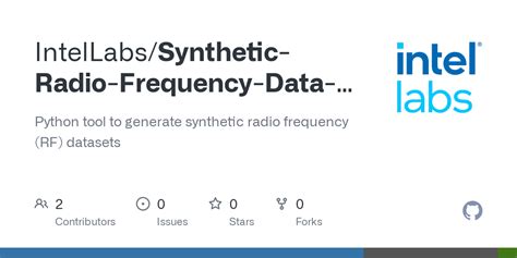 Github Intellabssynthetic Radio Frequency Data Generator Python