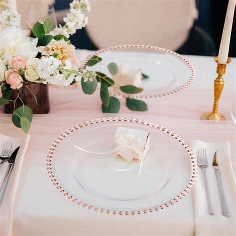 8 Pack 13 Inch Charger Plates Fancy Charger Plates For Wedding