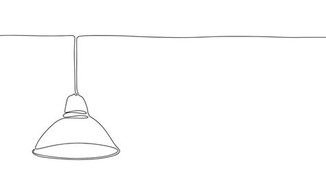 Lamp Line Drawing Vector Art Icons And Graphics For Free Download