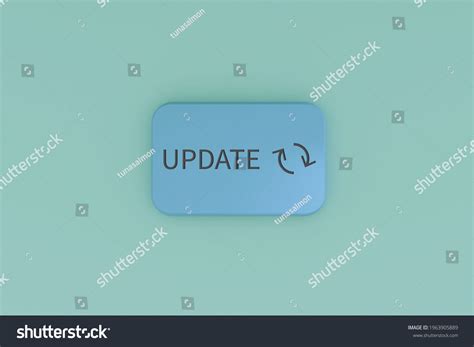 Update Button Icon 3d Illustration Stock Illustration 1963905889