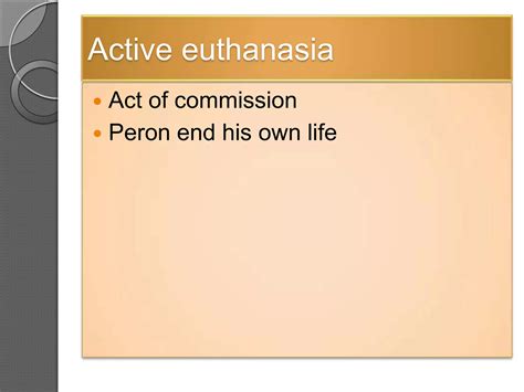 Moral Issue Of Euthanasia Ppt