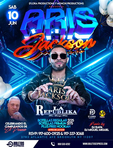 Aris Jackson Tickets Boletosexpress