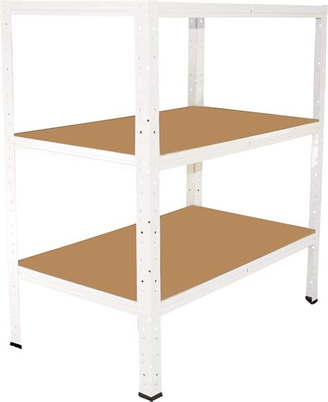 Shelfplaza® Home Étagère Charge Lourde Blanc 100x100x60cm étagère En