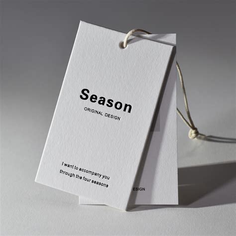Custom Logo Clothing Hang Tags Fashion Branding Essentials