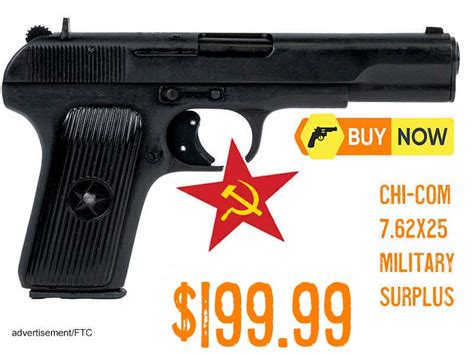 Chinese Tokarev Type 54 7 62x25 Military Surplus Pistols 199 99